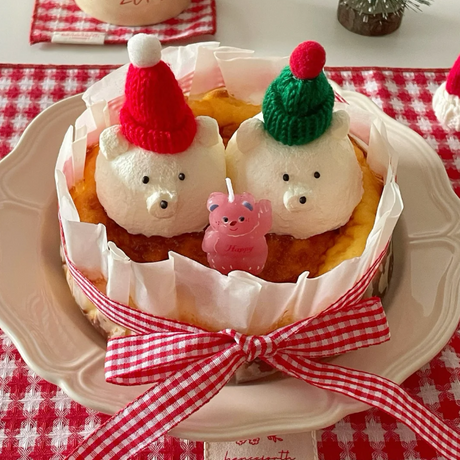 Christmas Cute Bear Original Basque Baking Recipe - Greatminds-Global ...